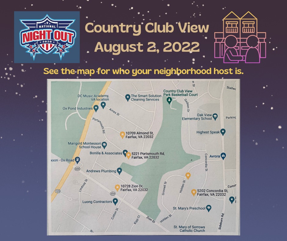 Country Club View Civic Association | Fairfax, VA